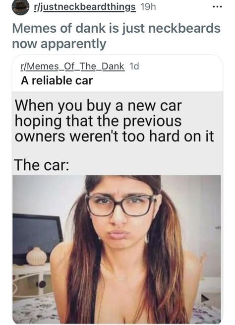 Not That Good But Not Neckbeard Or Even Terrible Rmemesopdidnotlike