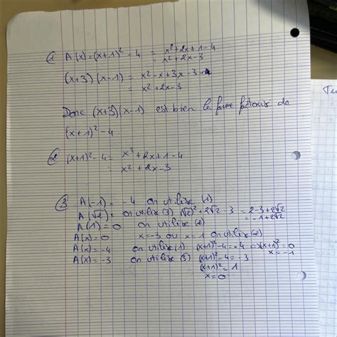 Jai Un Exercice A Faire Vous Pouvais Maider Svpl Nosdevoirs Fr