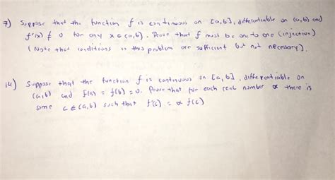 Solved Suppose That The Function F Is Continuous On [a B]