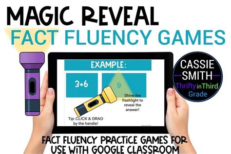 Magic Reveal Fact Fluency Game For Google Slides Fact Fluency Fact