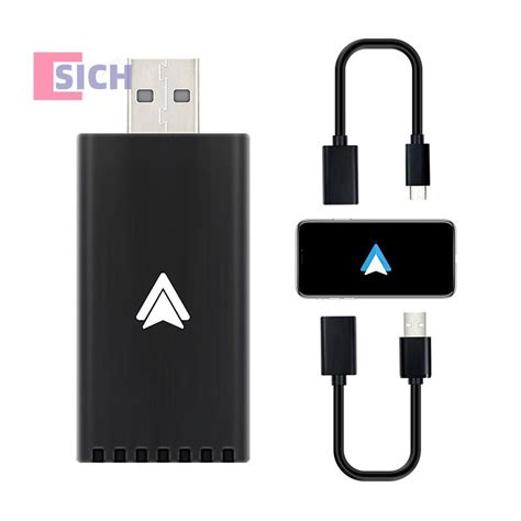[sich] Android Auto Wireless Adapter Mini Body Smart Ai Box Car Wired Android Auto To Wireless