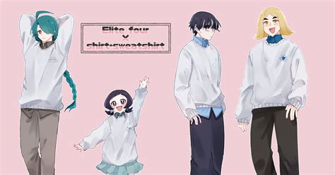 四天王パルデア こういう広告ください 50snのイラスト Pixiv