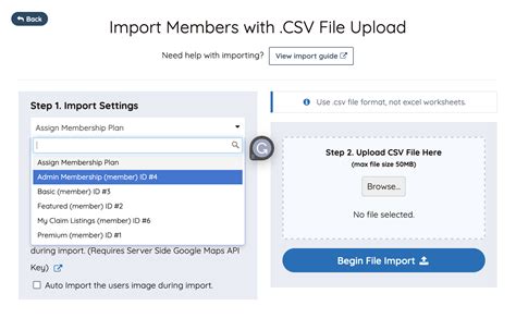 How To Import Members Via Csv File Brilliant Directories