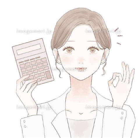 初心者マークを持つ、okサインを出す女性医師のイラスト素材 [169569943] イメージマート