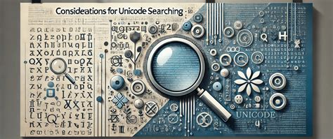 Considerations For Unicode And Searching DEV Community