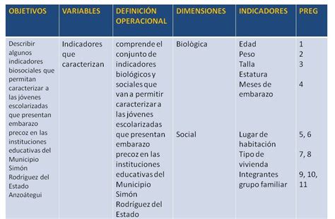 Matriz De Operacionalizacion De Variables Vrogue Co