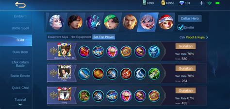 Build Item Popol Dan Kupa Support Tank Terbaru Ala Top Global