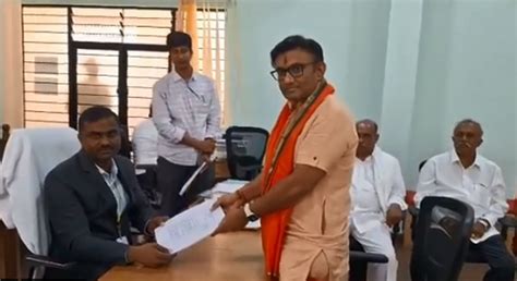 ಚಿಕ್ಕಬಳ್ಳಾಪುರ ಬಿಜೆಪಿ ಅಭ್ಯರ್ಥಿಯಾಗಿ ಸಚಿವ ಡಾ ಕೆ ಸುಧಾಕರ್ ನಾಮಪತ್ರ ಸಲ್ಲಿಕೆ