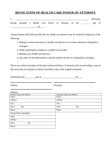 Revocation Packet Counselors Az Fill Out And Sign Online Dochub