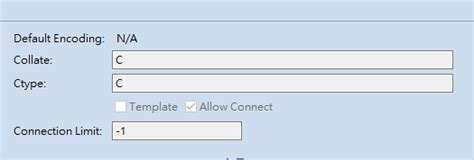 Can T Create Database With Encoding Through Ui Issue Dbeaver