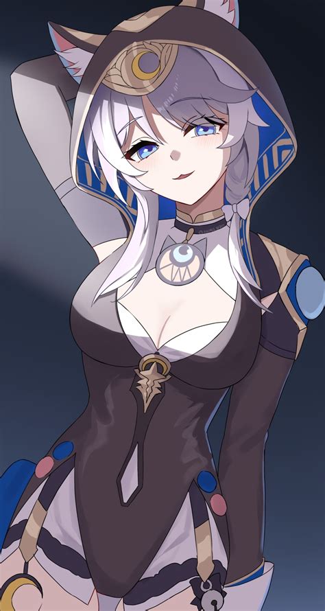 Anima Miko Cipher Honkai Star Rail Honkai Star Rail Honkai Series Absurdres