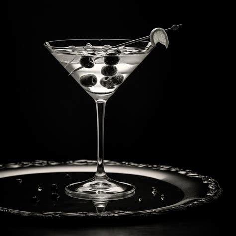 Premium Photo A Martini Wine Glass