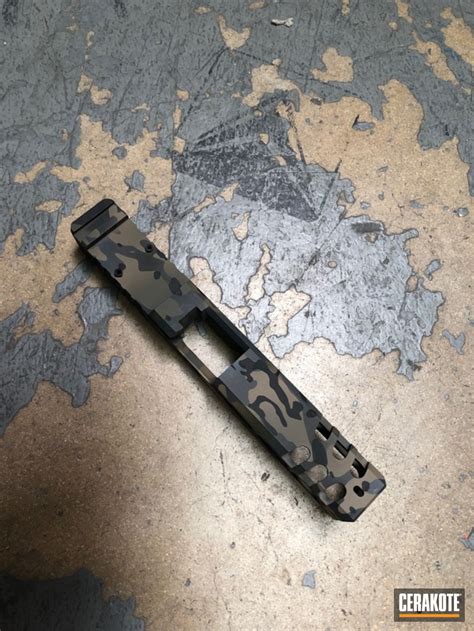 Multicam Machined Glock Slide By Abelardo Roman Cerakote