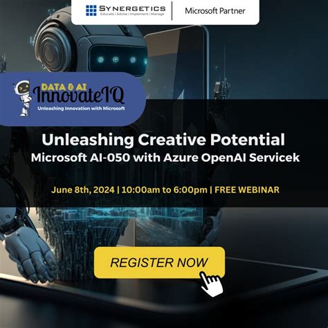 Unleashing Creative Potential Microsoft Ai 050 With Azure Openai Service