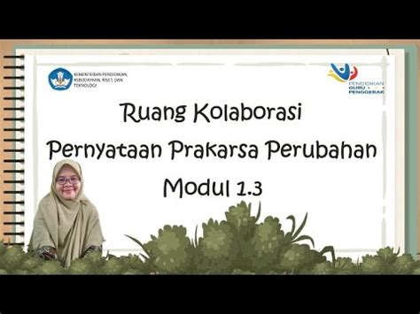 Ruang Kolaborasi Modul 1 3 Pernyataan Prakarsa Perubahan BAGJA YouTube