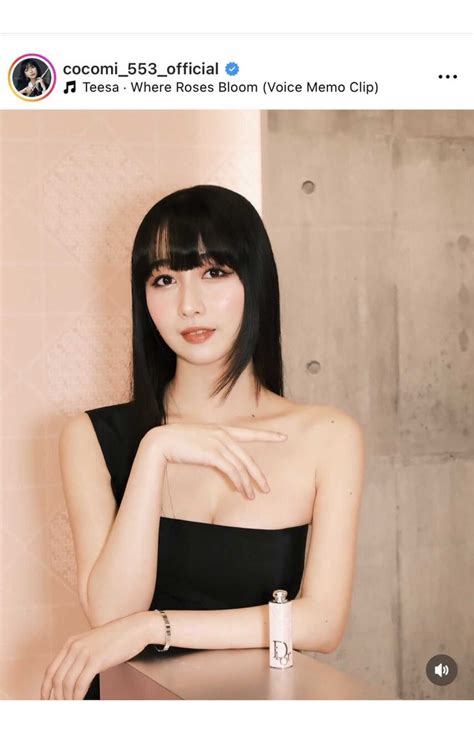 Cocomiの画像・写真 胸の谷間も見える真っ黒なドレス姿を投稿したcocomi（本人のインスタグラムより） 61枚目 週刊女性prime