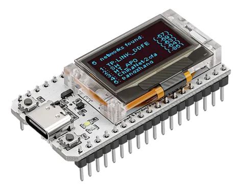 placa de desarrollo makerfocus esp32 wifi con pantalla oled de 0 96