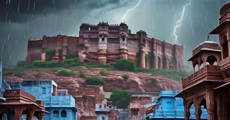 Rajasthan Weather Update सबकुछ बहा ले जाएगी बारिश चारों तरफ होगा पानी