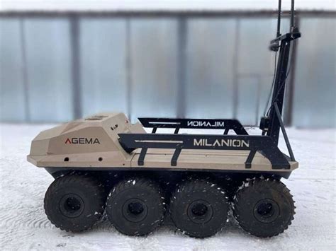 Milanions Agema Unmanned Ground Vehicle Ugv Is ‘in Service With