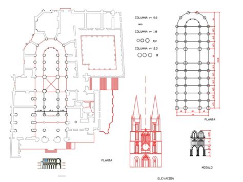 Burgos Cathedral In Autocad Cad Download 124 Mb Bibliocad