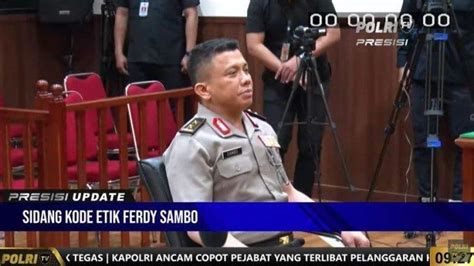 Satu Lagi Perwira Polri Dipecat Kompol Baiquni Berbuat Tercela Ikut