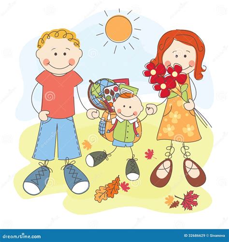 Счастливая семья совместно иллюстрация вектора иллюстрации насчитывающей малыши 32686629
