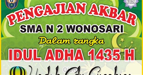 Unduh Cdr Gratis Unduh Desain Backdrop Pengajian Akbar Hari Raya Idul