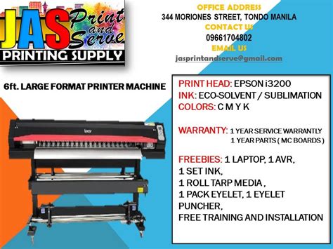 6ft Large Format Printer Computers And Tech Printers Scanners And Copiers On Carousell