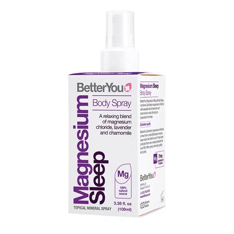 Magnesium Oil Sleep Spray Betteryou Betteryou Usa