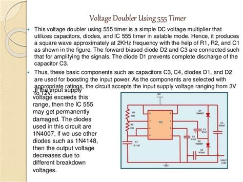 voltage doubler using ne 555 timer ic