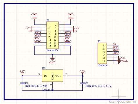 使用altium Designer18绘制stm32最小系统的电路原理图，并在此基础上完成stm32sd卡 的系统原理图设计ccchenn