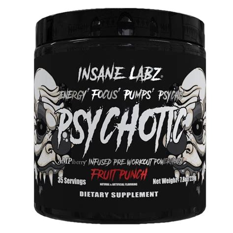 Insane Labz Psychotic Black Edition Pre Workout Dubai Uae