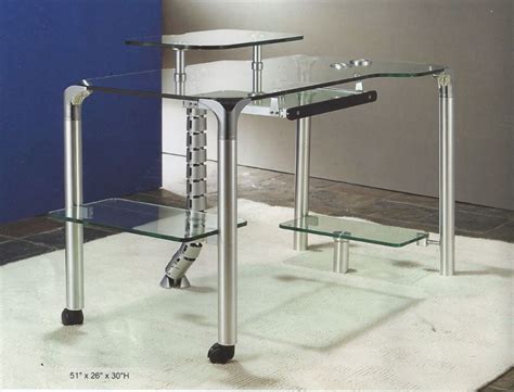 Modern Glass Computer Desk Star Modern Furniture