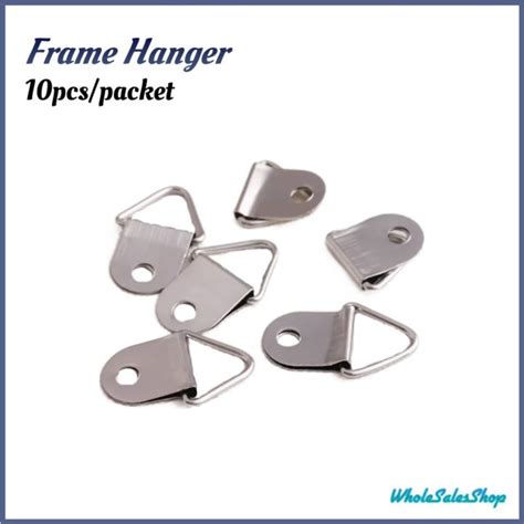 10 Pcspack Frame Hook Hanger Silver Triangle Picture Hook Canvas Oil
