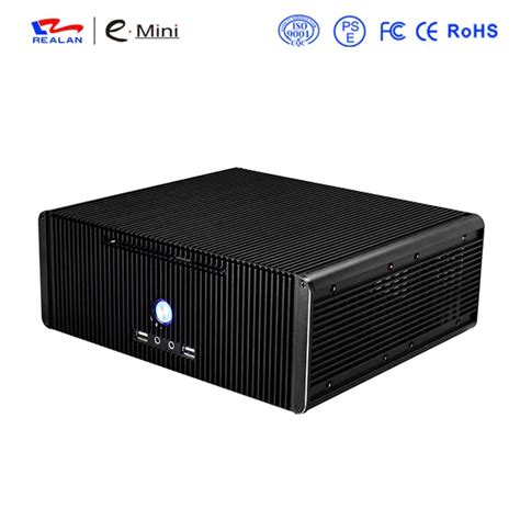 Realan K5 Mini Itx Case Aluminum Computer Case Desktop Pc Chassis In