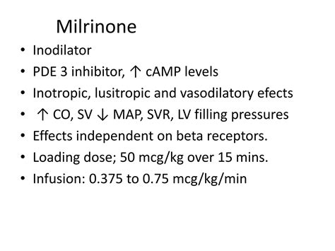 Inotropes And Vasopressors Pptx