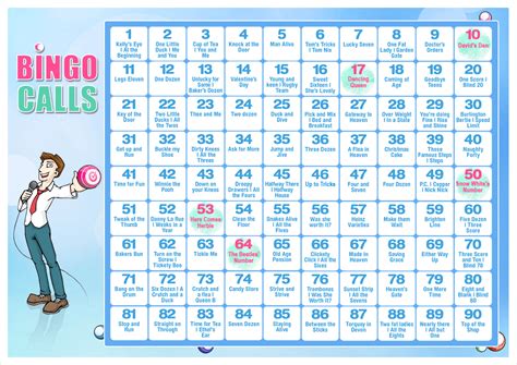 Bingo Calls Funny Printable Prntbl Concejomunicipaldechinu Gov Co