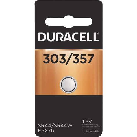 Ropesoapndope Duracell 303357 Silver Oxide Button Cell Battery