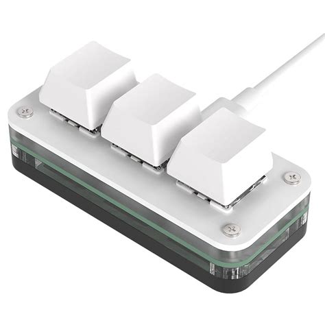 Rgb 3 Keys Macro Programming Mini Keyboard For Photoshop Gaming Hotswap