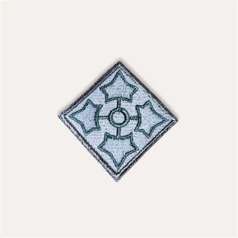 Patch à Coudre Insigne 4th Infantry Division Tissu