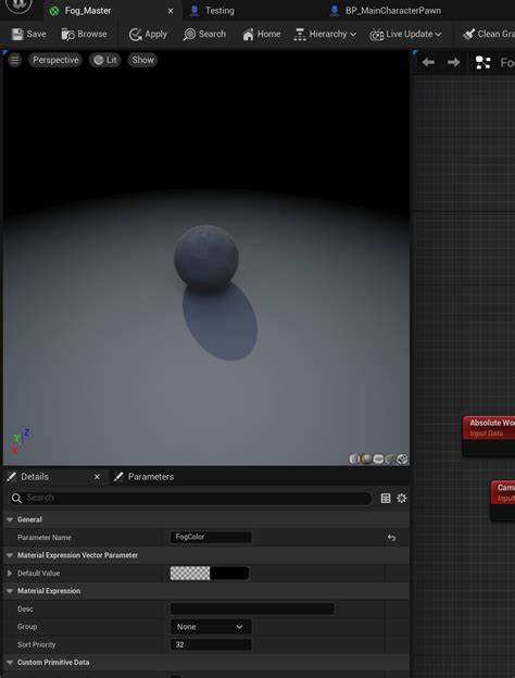 Full Ue5 Engine Broke Post Process Distance Effect From Camera R