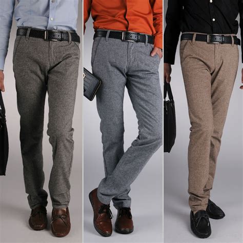 casual dress pants men - Pi Pants