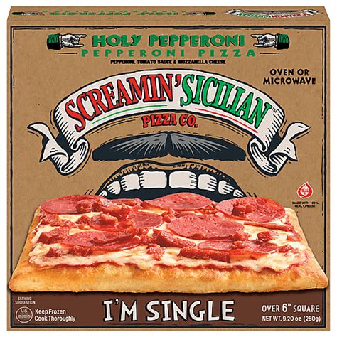 Screamin Sicilian Pizza Co Pizza Holy Pepperoni Im Single 92 Oz