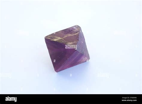 Fluorite Or Fluorspar Octhaedral Crystal Fluorite Is A Calcium