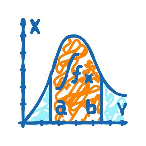 Integral Math Science Education Icon Doodle Illustration Stock