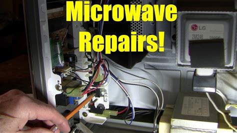 How To Fix A Broken Microwave Oven Youtube