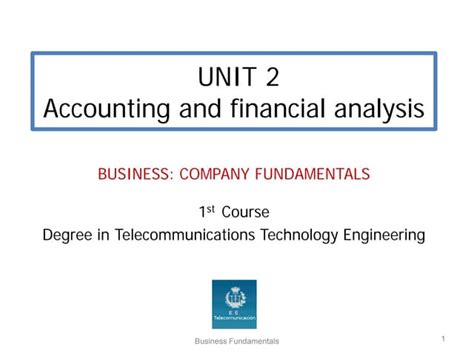 Unit 2 Accounting And Financial Analysis Pdf