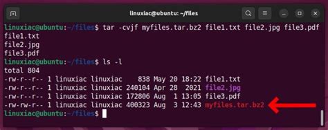 How To Create Tar Gz Archive Using The Tar Command On Linux