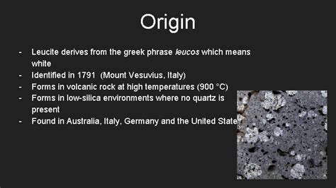 Leucite Andrew Barakian Leucite Crystal Leucite In Volcanic