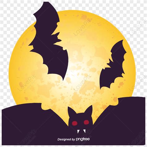 할로윈 일러스트 배경 무당 박쥐 호박 Png 일러스트 무료 다운로드 Lovepik